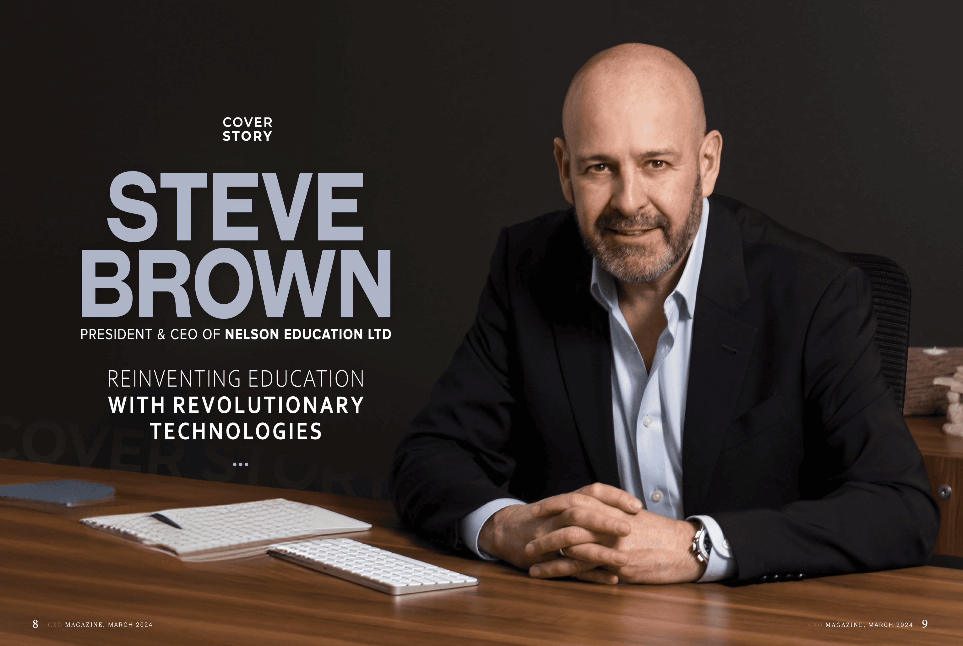 Magazine Cover Shoot - Steve Brown - CXO Magazine
