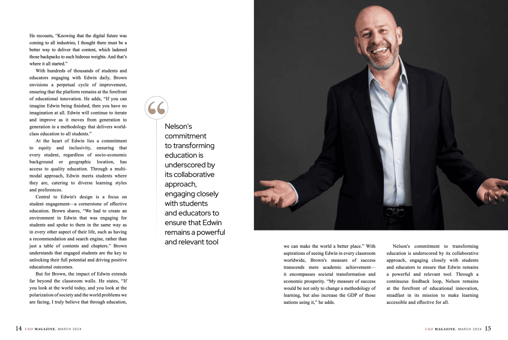 Magazine Cover Shoot - Steve Brown - CXO Magazine