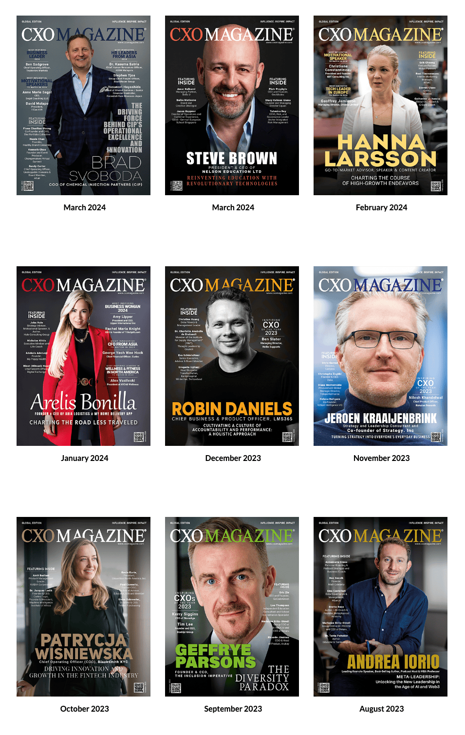 Magazine Cover Shoot - Steve Brown - CXO Magazine